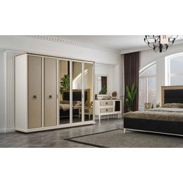 JVmoebel Kleiderschrank Schrank Möbel Schränke Kleiderschrank Schlafzimmer Möbel Luxus (Kleiderschrank), weiß