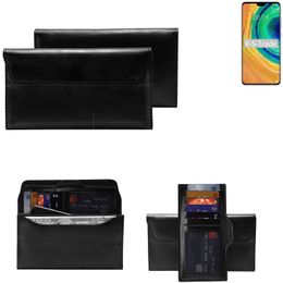 K-S-Trade Handyhülle für samsung S10+ 512 GB, Handy Hülle Schutz Hülle Tasche Schutz Case Handytasche, schwarz