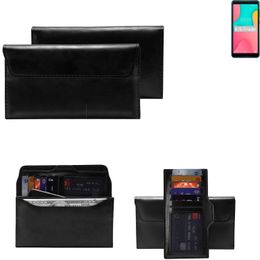 K-S-Trade Handyhülle für Wiko Y60, Handy Hülle Schutz Hülle Tasche Schutz Case Handytasche, schwarz