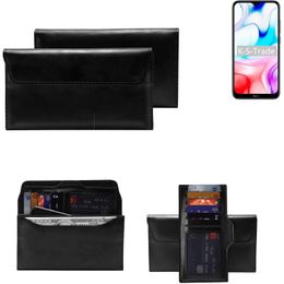 K-S-Trade Handyhülle für Xiaomi Redmi 8, Handy Hülle Schutz Hülle Tasche Schutz Case Handytasche, schwarz