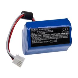 vhbw Ersatz für ResMed SE301120, 4S1P US18650VT3 für Medizin (2600 mAh, Akku Li-Ion 2600 mAh, schwarz