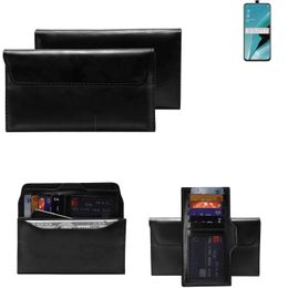 K-S-Trade Handyhülle für Oppo Reno2 Z, Handy Hülle Schutz Hülle Tasche Schutz Case Handytasche, schwarz