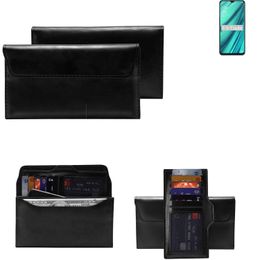 K-S-Trade Handyhülle für Oppo A9x, Handy Hülle Schutz Hülle Tasche Schutz Case Handytasche, schwarz