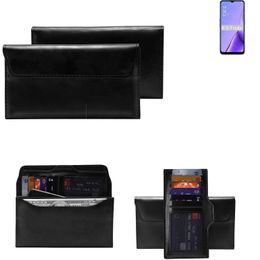 K-S-Trade Handyhülle für Oppo A11x, Handy Hülle Schutz Hülle Tasche Schutz Case Handytasche, schwarz