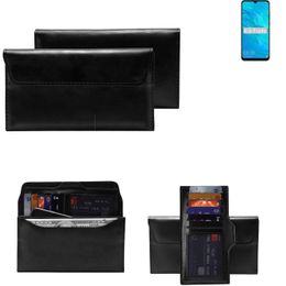 K-S-Trade Handyhülle für Huawei Mate 30 Lite, Handy Hülle Schutz Hülle Tasche Schutz Case Handytasche, schwarz