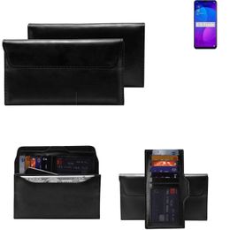K-S-Trade Handyhülle für Oppo F11, Handy Hülle Schutz Hülle Tasche Schutz Case Handytasche, schwarz