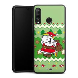 DeinDesign Handyhülle Ugly Christmas Pummeleinhorn Grün, Huawei P30 Lite Silikon Hülle Premium Case Handy Schutzhülle, schwarz