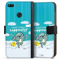 DeinDesign Handyhülle Mooh Happiness, Huawei Honor 9 Lite Hülle Handy Flip Case Wallet Cover, schwarz