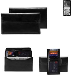 K-S-Trade Handyhülle für HiSense Infinity E Max, Handy Hülle Schutz Hülle Tasche Schutz Case Handytasche, schwarz
