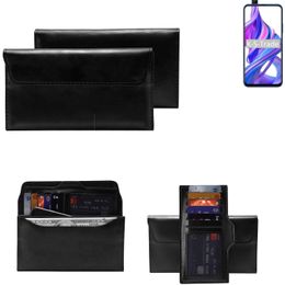 K-S-Trade Handyhülle für Huawei Honor 9X, Handy Hülle Schutz Hülle Tasche Schutz Case Handytasche, schwarz