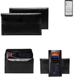 K-S-Trade Handyhülle für HiSense A5, Handy Hülle Schutz Hülle Tasche Schutz Case Handytasche, schwarz