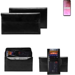 K-S-Trade Handyhülle für Cubot R19, Handy Hülle Schutz Hülle Tasche Schutz Case Handytasche, schwarz