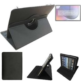 K-S-Trade Tablet-Hülle für Motorola Moto Tab G62, High quality Schutz Hülle 360° Tablet Case Schutzhülle Flip Cover, schwarz