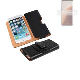 K-S-Trade Handyhülle für Oppo Find X3 Pro Mars Eploration Edition, Schützhülle Handyhülle Holster Gürtel Tasche Schutzhülle, schwarz