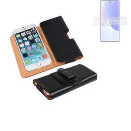 K-S-Trade Handyhülle für Huawei nova 9, Schützhülle Handyhülle Holster Gürtel Tasche Schutzhülle, schwarz