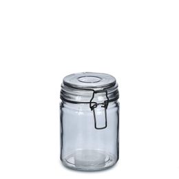 Neuetischkultur Vorratsglas Vorratsglas grau mit Bügelverschluss 250 ml, Glas, (Stück, 1-tlg., 1x Vorratsglas), Lebensmittelaufbewahrung