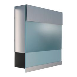 Bravios Briefkasten Briefkasten Manhattan Special Blue Edelstahl mit