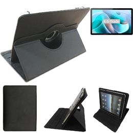 K-S-Trade Tablet-Hülle für Motorola Moto Tab G70, High quality Schutz Hülle 360° Tablet Case Schutzhülle Flip Cover, schwarz