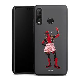 DeinDesign Handyhülle Deadpool underwear, Huawei P30 Lite Premium Silikon Hülle Premium Case Handy Schutzhülle, schwarz
