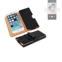 K-S-Trade Handyhülle für Xiaomi Civi 1S, Schützhülle Handyhülle Holster Gürtel Tasche Schutzhülle, schwarz