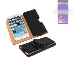 K-S-Trade Handyhülle für Oppo Find X5, Schützhülle Handyhülle Holster Gürtel Tasche Schutzhülle, schwarz