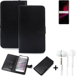 K-S-Trade Handyhülle für Sony Xperia 1 III, Wallet Case Handyhülle Schutzhülle Flip cover Flipstyle Tasche, schwarz