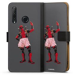 DeinDesign Handyhülle Deadpool underwear, Huawei Honor 20 Lite Hülle Handy Flip Case Wallet Cover, schwarz