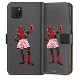 DeinDesign Handyhülle Deadpool underwear, Samsung Galaxy Note 10 lite Hülle Handy Flip Case Wallet Cover, schwarz