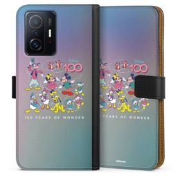 DeinDesign Handyhülle Disney 100 Years of Magic Classics, Xiaomi 11T Pro 5G Hülle Handy Flip Case Wallet Cover Handytasche Leder, schwarz