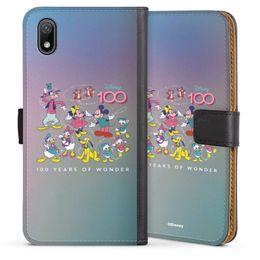 DeinDesign Handyhülle Disney 100 Years of Magic Classics, Huawei Y5 (2019) Hülle Handy Flip Case Wallet Cover Handytasche Leder, schwarz