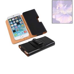 K-S-Trade Handyhülle für Huawei Mate Xs 2, Schützhülle Handyhülle Holster Gürtel Tasche Schutzhülle, schwarz