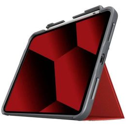 STM Goods Dux Plus Tablet-Cover Apple iPad 10.9 (10. Gen., 2022) 27,7 cm (10,9) Book Cover Rot, Transparent