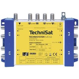 Technisat Technisystem 5/8 G2, DC-NT SAT Multischalter Eingänge (Multischalter): 5 (4 SAT/1 terrestrisch) Teilnehmer-Anzahl: 8