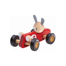 Plan Toys Rennwagen mit Hase - ab 12 Monaten