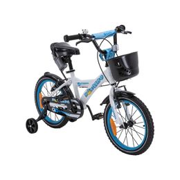Actionbikes Motors Actionbikes Kinderfahrrad Donaldo 16 Zoll, V-Brake-Bremsen, h&ouml;henverstellbar, St&uuml;tzr&auml;der, Korb