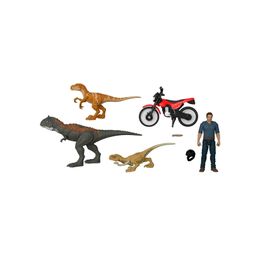 Mattel HFG64 - Jurassic World - Dominion - Owen Flucht-Set, Dinosaurier Spielfiguren