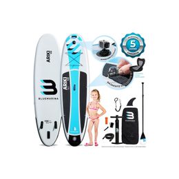 Bluemarina SUP Board Ariki, Stand Up Paddle aufblasbar mit Paddel, Pumpe, Rucksack, 5J Garantie (Kid 230x65x10cm / 7'7" , Classic)