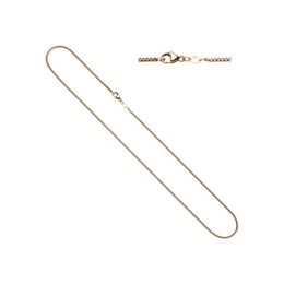 Jobo Goldkette, Bingokette 585 Roségold 50 cm 1,5 mm, goldfarben