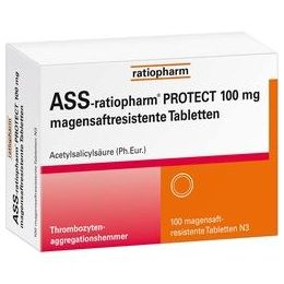ASS-ratiopharm Protect 100 mg magensaftr.Tabletten 100 St