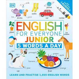 English for Everyone Junior: 5 Words a Day, Kartoniert (TB)