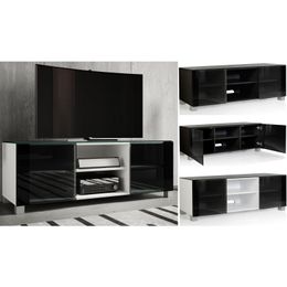 Vcm TV M&ouml;bel Lowboard Kabelf&uuml;hrung Ma&szlig;e H. 50 x B. 150 x T. 45 cm Fernsehschrank - Luxala