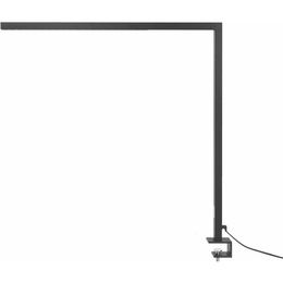 Beliani LED-Schreibtischlampe Schwarz Metall mit Touch-Funktion Dimmbar Klemmbar Modern Büro Ausstattung Klemmleuchte Arbeitsleuchte Architektenlampe