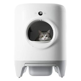 PETKIT Pura x Selbstreinigende Katzentoilette, Katzenklo Selbstreinigend mit APP-Steuerung,XSecure/Odor Removal Automatische Katzentoilette für Mehrere