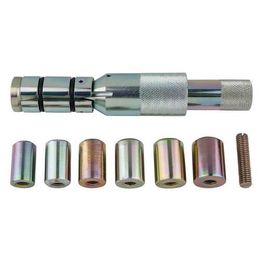 Kupplungs-Zentrier-Werkzeug-Satz Ø 24,0 - 36,0 mm mit Zentrierhülsen, 9-tlg KS Tools 150.2380