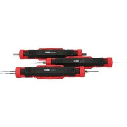 Universal Kabel-Entriegelungswerkzeug-Satz, 3-tlg KS Tools 154.0015