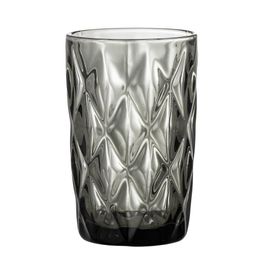 Bloomingville Asana Trinkglas Grau, Ø 8xH12,5 cm