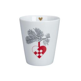 Krasilnikoff Happy Mug Christmas Heart, 330 ml