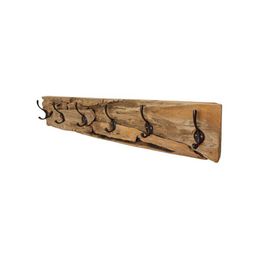 HSM Collection Wandgarderobe Root Teak, 90 x 3,5 x 18 cm