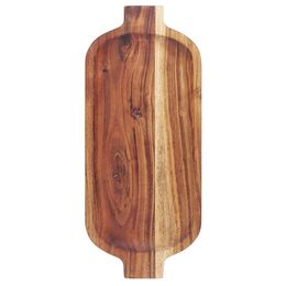 IB Laursen Servierplatte aus geöltem Akazienholz, 45 x 19 x 2,5 cm, natur