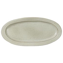 IB Laursen Tablett Oval Dunes, B: 18 H: 3 L: 37,5 cm, Sand